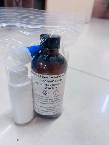 Refractive Index Matching Fluid At ₹ 35000 Piece Kharadi Pune Id