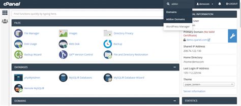 How To Create Addon Domain