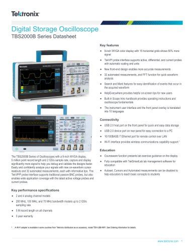 Isolated Measurement Systems Tivp1 Tivp05 Tivp02 Tektronix Pdf Catalogs Technical