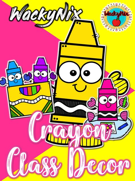 Wackynix Wackynix Crayon Class Decor Available In Wackynix Wackynix Crayon Class Decor Available In