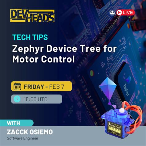 zephyrrtos devicetree motorcontrol firmware devheads iot