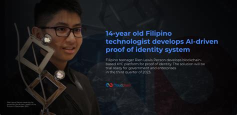 filipino teenager rien lewis pecson continues his streak of blockchain