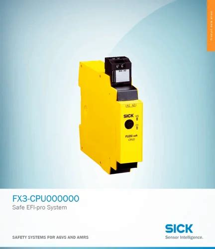 Sick Fx3 Cpu000000 Flexi Soft Relay Module Safety Controller Part No