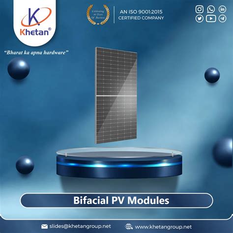 Khetan Bifacial Pv Modules At ₹ 31watt Adityapur Industrial Area