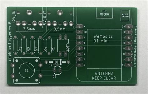 Volt Trigger For Audio Amplifier PCB Version Robert Oostenvelds Blog