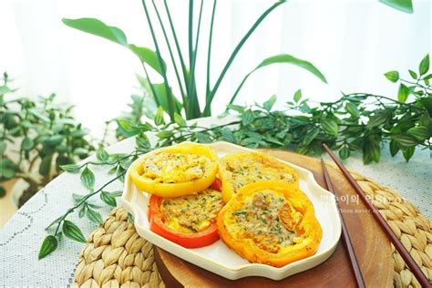 다진 돼지고기 요리 파프리카전 만들기