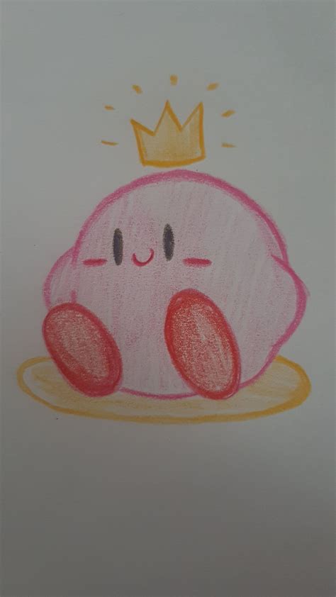 How To Draw Kirby Drawing Cute Step By Step Tutorial