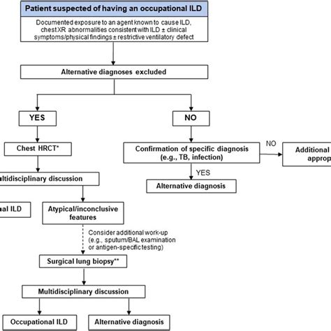 Diagnostic Algorithm For Occupational Interstitial Lung Diseases Download Scientific Diagram