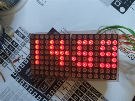 Matrix Ntp Clock With Esp8266