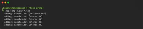 How To Use ZIP And UNZIP Command To Create Extract ZIP File In Linux TREND OCEANS