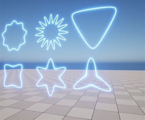 Niagara Star Curve Vfx Asset For Unreal Engine