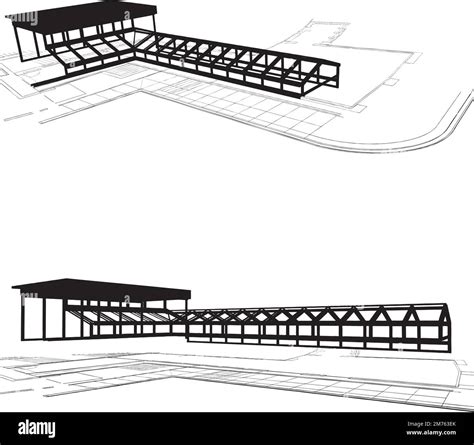 Roof Construction Vector Stock Vector Image Art Alamy