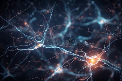 Glowing Neural Network Stock Illustration Illustration Of Focus 293475654