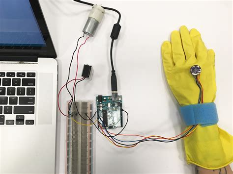 Arduino Tremor Relieving Glove Behance
