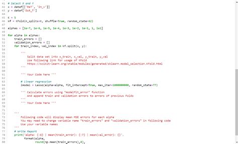 Solved We Will Use Data From Data Lab8 Csv File Collected Chegg Com