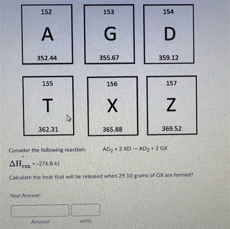 solved Δhrxn −276 8 kj calculate the heat that will be