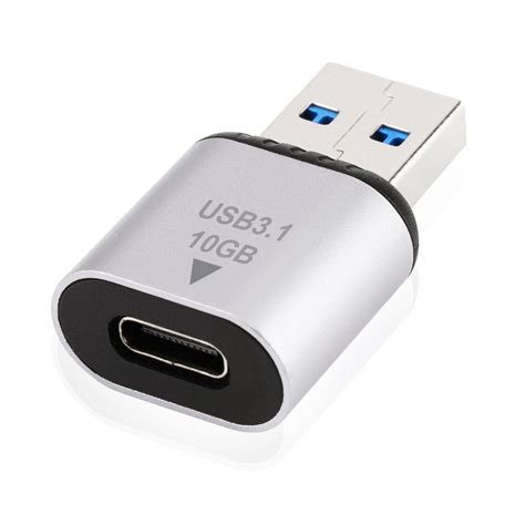 POPLIS USB Male To Type C Female Cable Adapter USB Type A To Type C Gbps Adapter Data