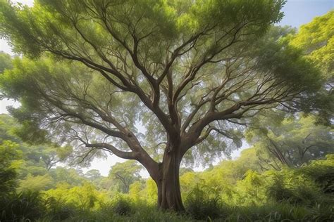 Premium Photo Blur Of Tree In Natural Park Background