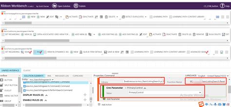 dynamics 365 ribbon 自定义按钮，如何传递主控上下文给js函数？ d365 添加 ribbon 按钮 csdn博客