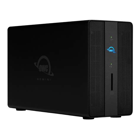 Owc 12tb Gemini Ultra X6 Thunderbolt Dock And Dual Drive Raid External Storage Solution With