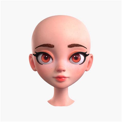 Cartoon Head 3d Model 79 C4d Fbx Obj Free3d
