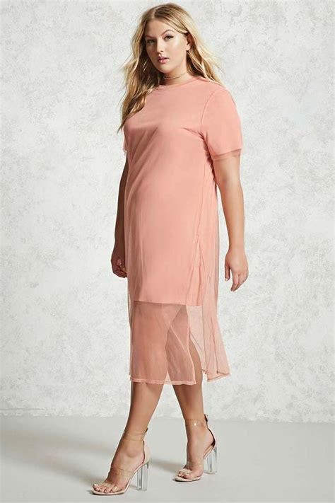 Plus Size Mesh Dress Mesh Dress Dress Fashion