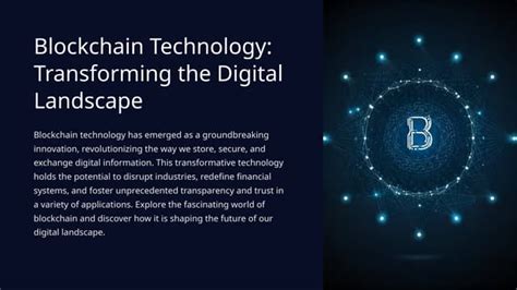 Introduction To Blockchain Techology Pptx