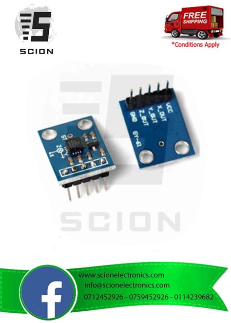 GY ADXL Axis Analog Output Accelerometer Module Angular Transducer For Arduino Scion