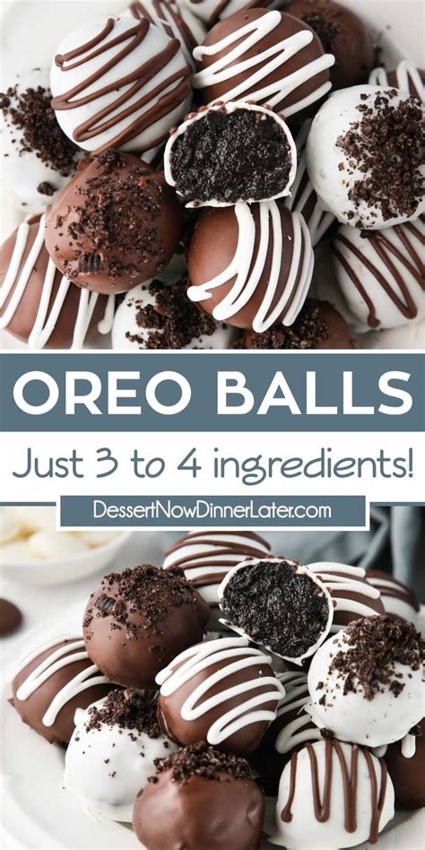 Easy Oreo Balls Recipe Cream Cheese Oreo Balls Oreo Cookie Dessert