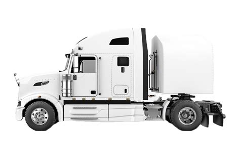 Blanc Semi Remorque Tracteur Avec Dormeur Taxi 50278366 Png