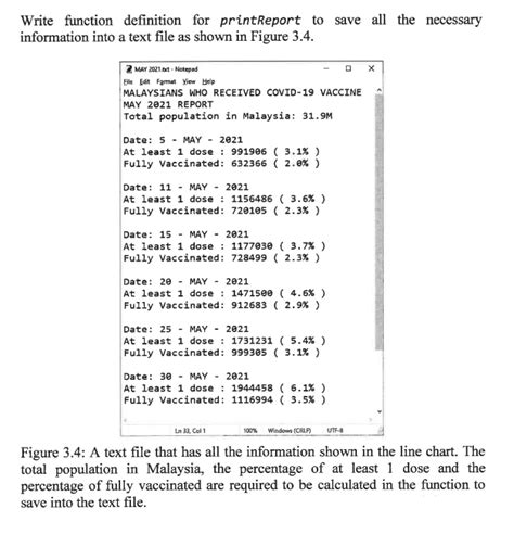 Solved Write Function Definition For Printreport To Save All