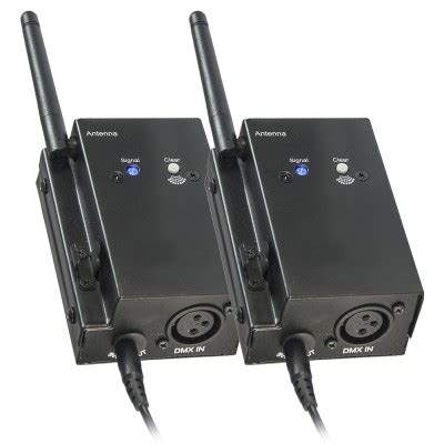 Wireless DMX TX RX System 2 4 GHz BST Distribution