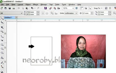 Neoroby Blog Coreldraw X7 Cara Membuat Pas Photo