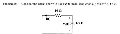 Solved Problem Consider The Circuit Shown In Fig P Chegg
