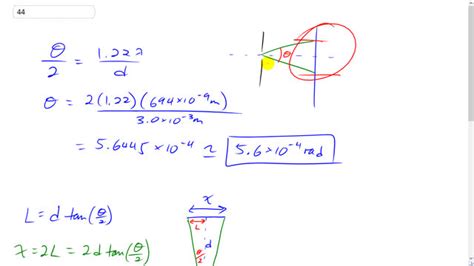 Giancoli 7th Edition Chapter 28 Problem 44 Giancoli Answers