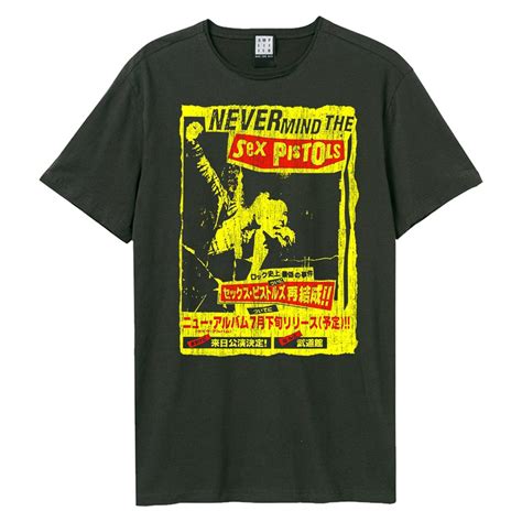 Sex Pistols Japan Tour Unisex T Shirt Charcoal T Shirt Free
