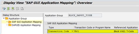Application Blocking How To Block Sap Gui Tcode Sap Community