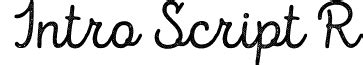 Download Free Intro Script R H Base Font IntroScriptR H Base Otf