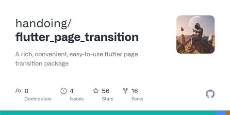 GitHub Handoing Flutter Page Transition A Rich Convenient Easy To Use Flutter Page