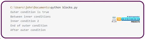Conditional Statements In Python The Engineering Projects