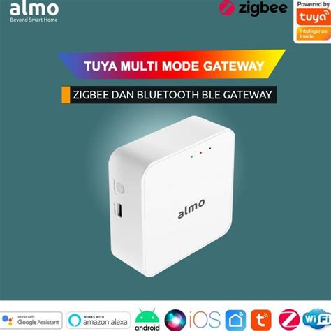 Jual Almo Multi Mode Wireless Zigbee And Bluetooth Gateway Hub Tuya Smart Shopee Indonesia
