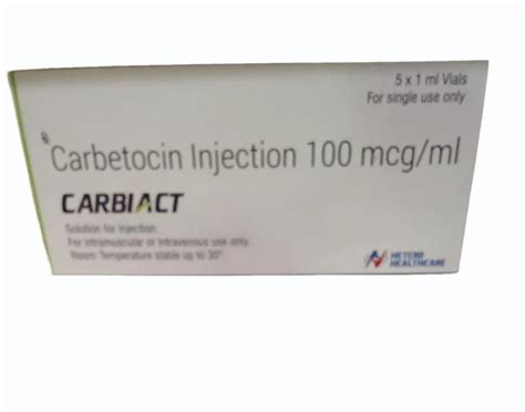 Carbiact Carbetocin Injection At ₹ 650 In Vasai Virar Id 2856385989012