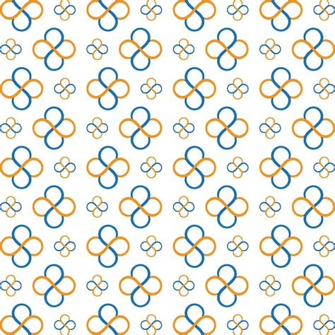 Premium Vector Infinity Loop Design Colorful Seamless Pattern In