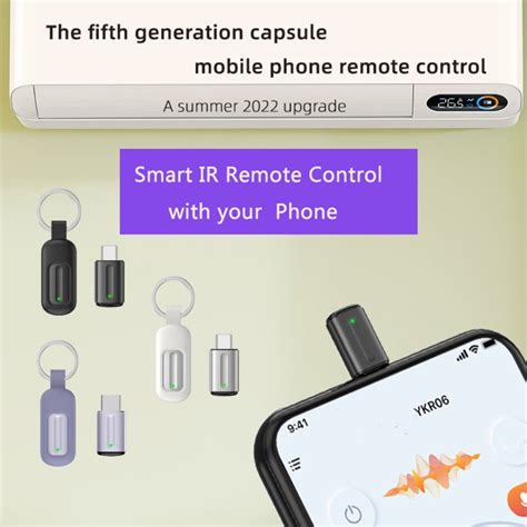 Micro Usb Type C Smart App Remote Control Mobile Infrared Transmitter
