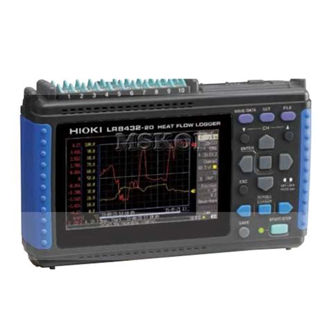 Hioki Heat Flow Logger Lr8432 20