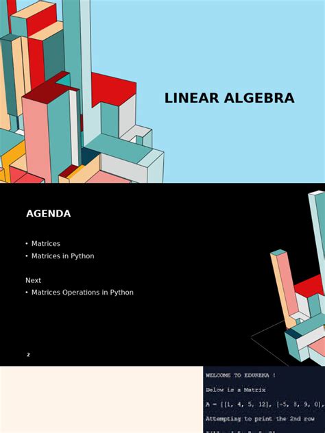 Linear Algebra Python Matrxpart 1 Pdf Linear Map Eigenvalues