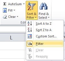 How To Sort In Ascending And Descending Order While Using Auto Filter In Microsoft Excel