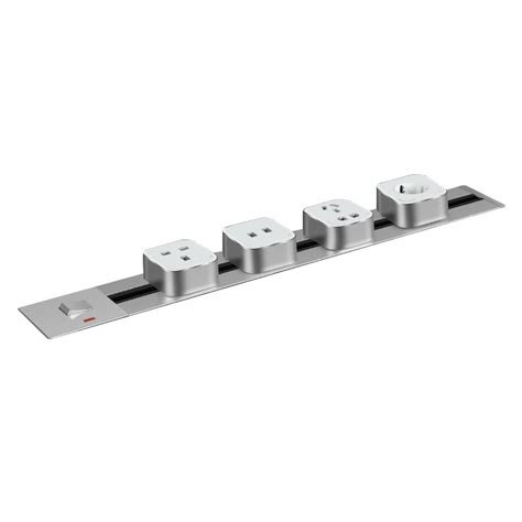 New Item Uk Standard Recessed Installation Multifunction Rail Movable Switched Power Track