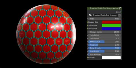 Blender Procedural Hexagon Materials Superhive Formerly Blender Market
