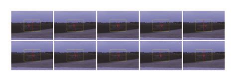 Pan Tilt Platform Tracking Result A The Pictures Of The Tracking Of